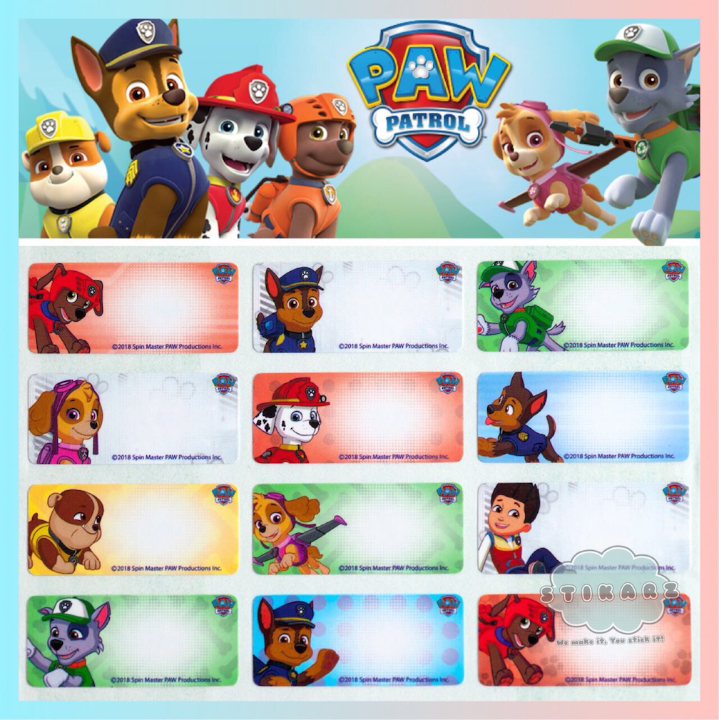 Paw Patrol Waterproof Sticker – STIKARZ