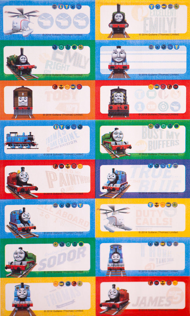 Thomas and Friends Iron-on Labels – STIKARZ